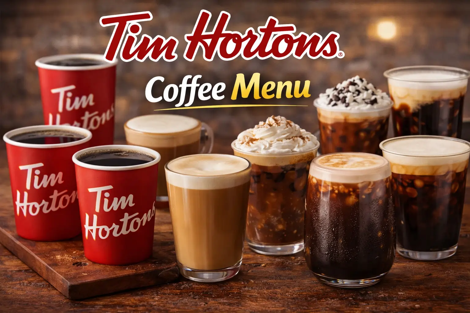 Tim Hortons Coffee Menu Prices Canada 2026